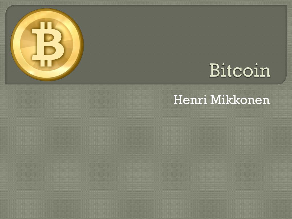 PPT - Bitcoin PowerPoint Presentation, free download - ID:1840616