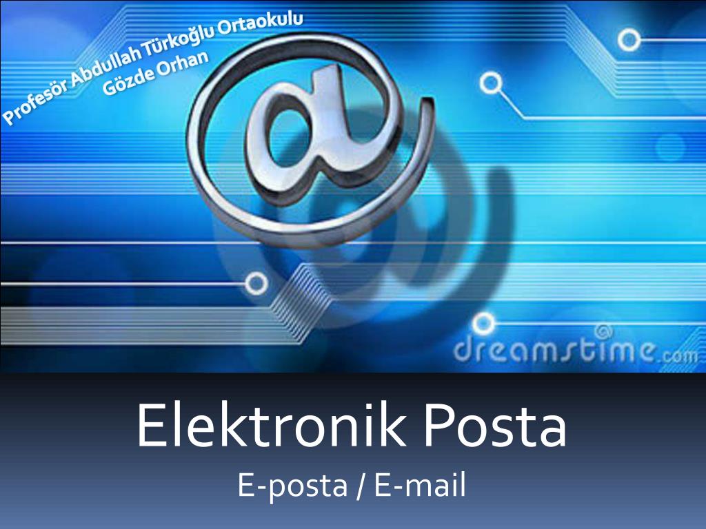 PPT - Elektronik Posta E-posta / E-mail PowerPoint Presentation, free ...