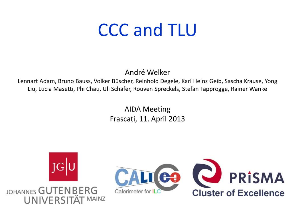 PPT - CCC and TLU PowerPoint Presentation, free download - ID:1842705