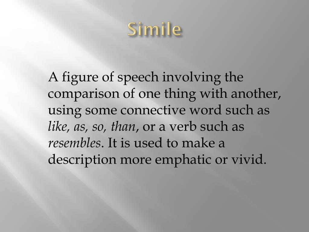 PPT - Simile PowerPoint Presentation, free download - ID:1843475
