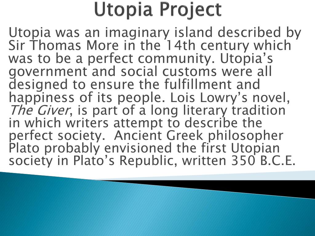 PPT - Utopia Project PowerPoint Presentation, free download - ID:1844030