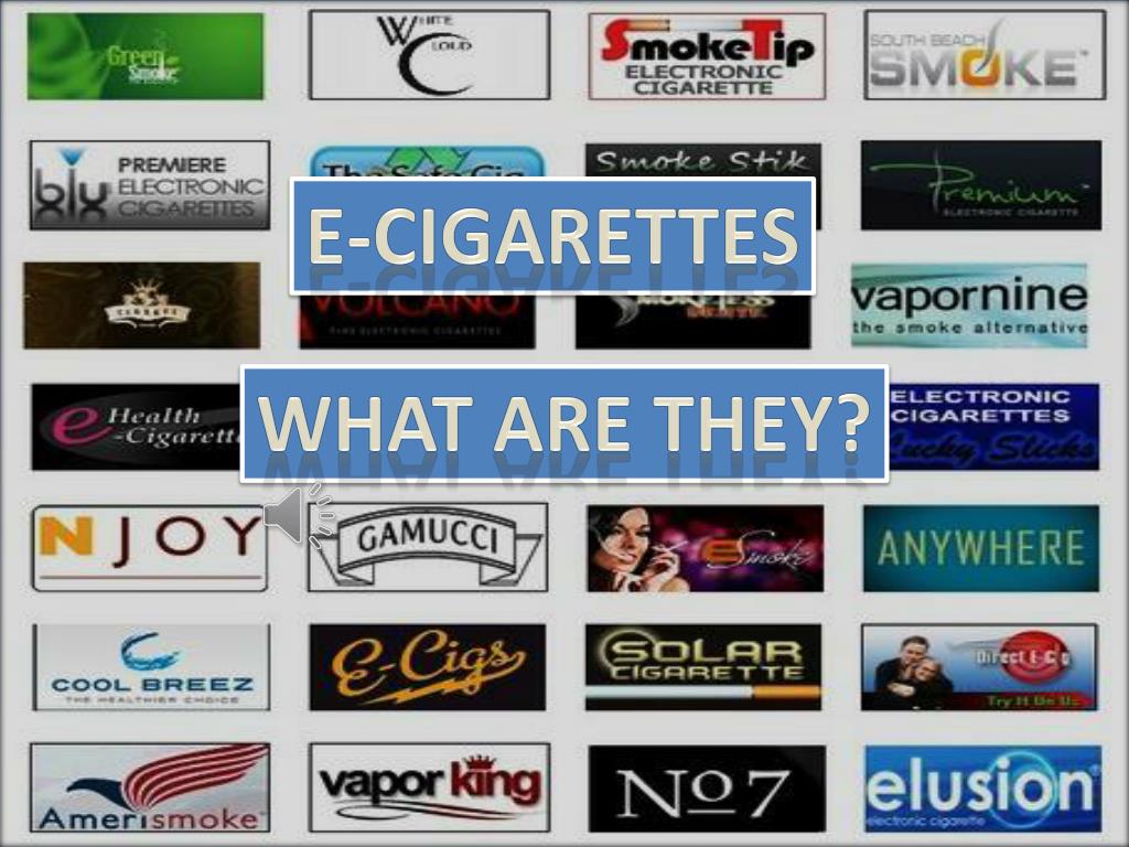 PPT - E-cigarettes PowerPoint Presentation, free download - ID:1845262