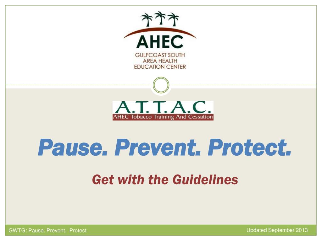 PPT - Pause. Prevent. Protect. Get with the Guidelines PowerPoint ...