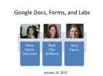 PPT - 10 Ideas for Student Projects Using Google Docs, Slides, and Forms PowerPoint Presentation ...