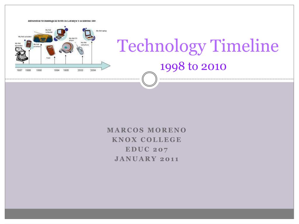 PPT - Technology Timeline PowerPoint Presentation, free download - ID ...