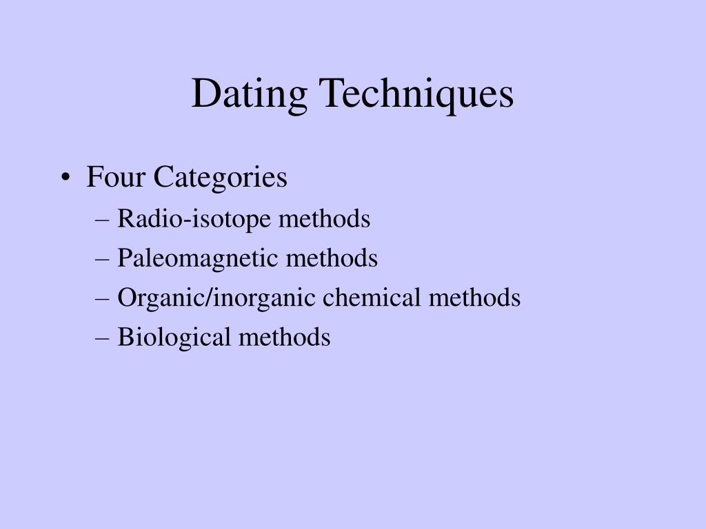 PPT - Dating Techniques PowerPoint Presentation, free download - ID:1847585