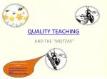 PPT - Quality First Teaching for All PowerPoint Presentation, free ...