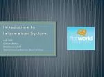PPT - Introduction to Information Systems PowerPoint Presentation, free ...