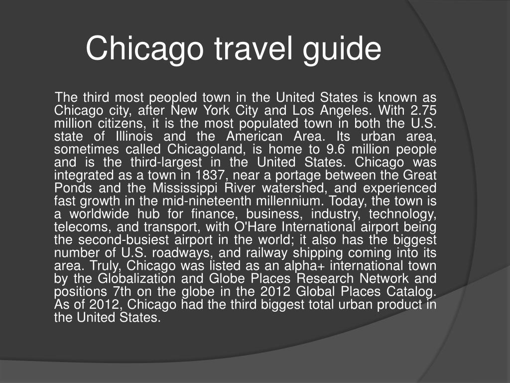 PPT - Chicago travel guide PowerPoint Presentation, free download - ID ...