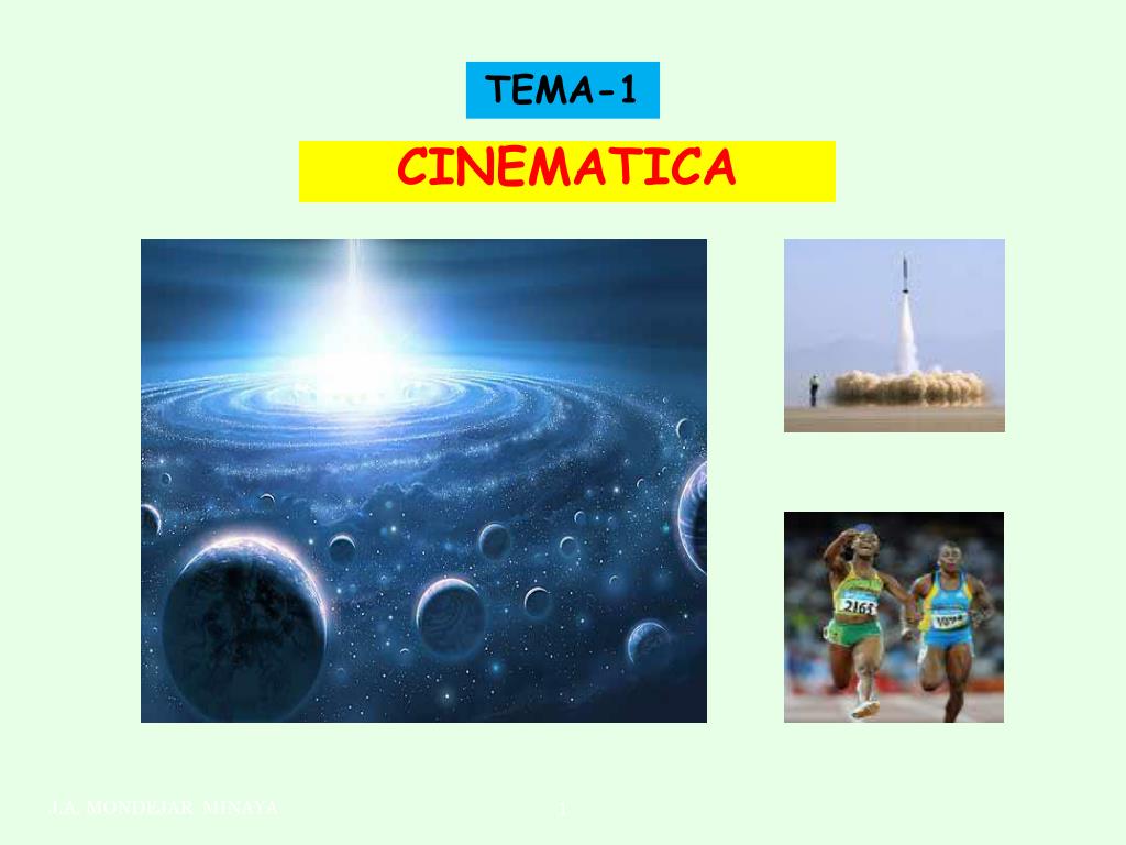 PPT - CINEMATICA PowerPoint Presentation, free download - ID:1850611