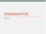 PPT - Urbanization PowerPoint Presentation, free download - ID:5186405