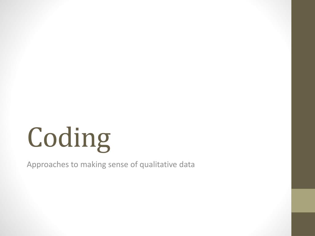 PPT - Coding PowerPoint Presentation, free download - ID:1851427