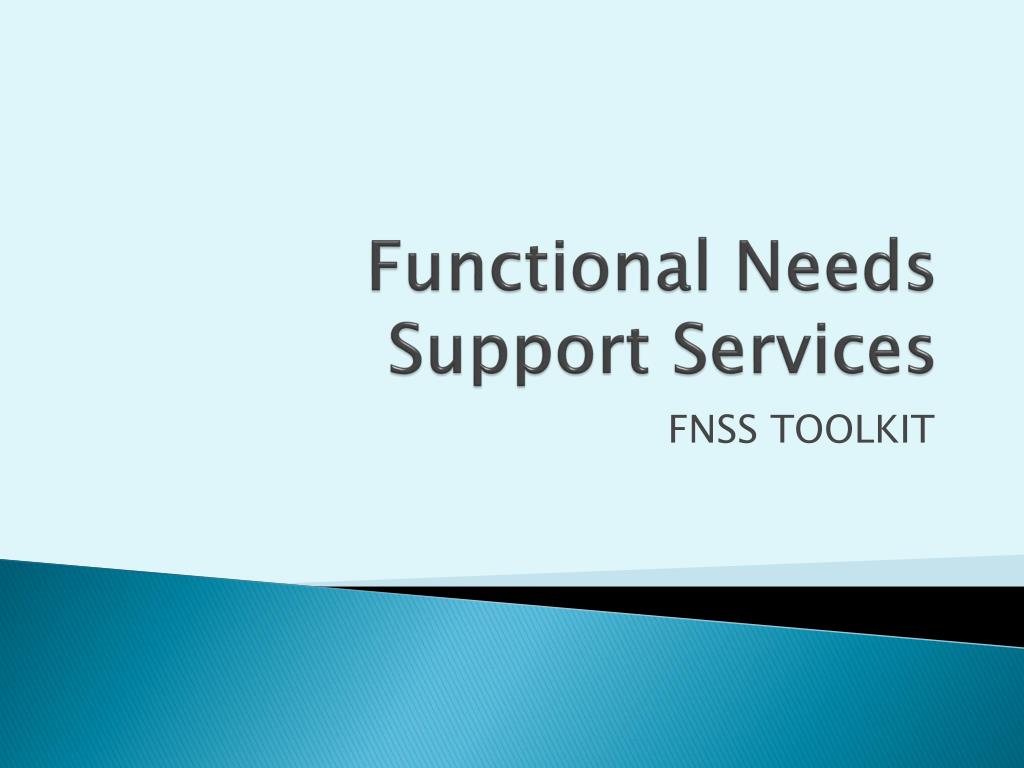 PPT - Functional Needs Support Services PowerPoint Presentation, free ...