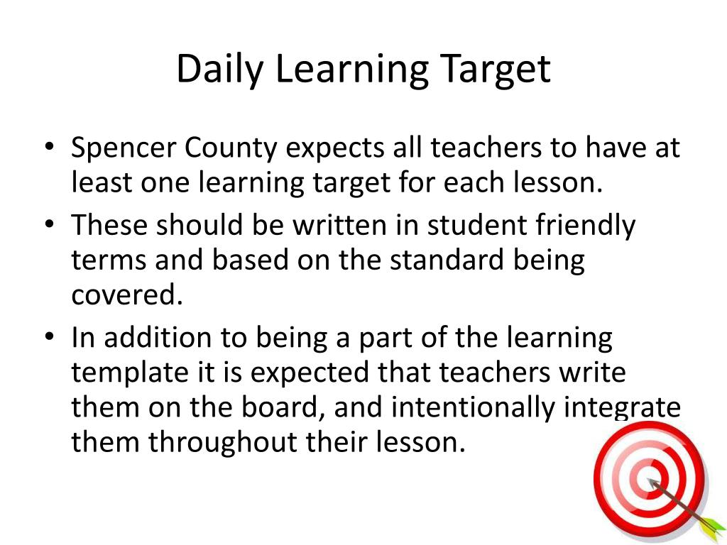 PPT - Daily Learning Target PowerPoint Presentation, free download - ID ...