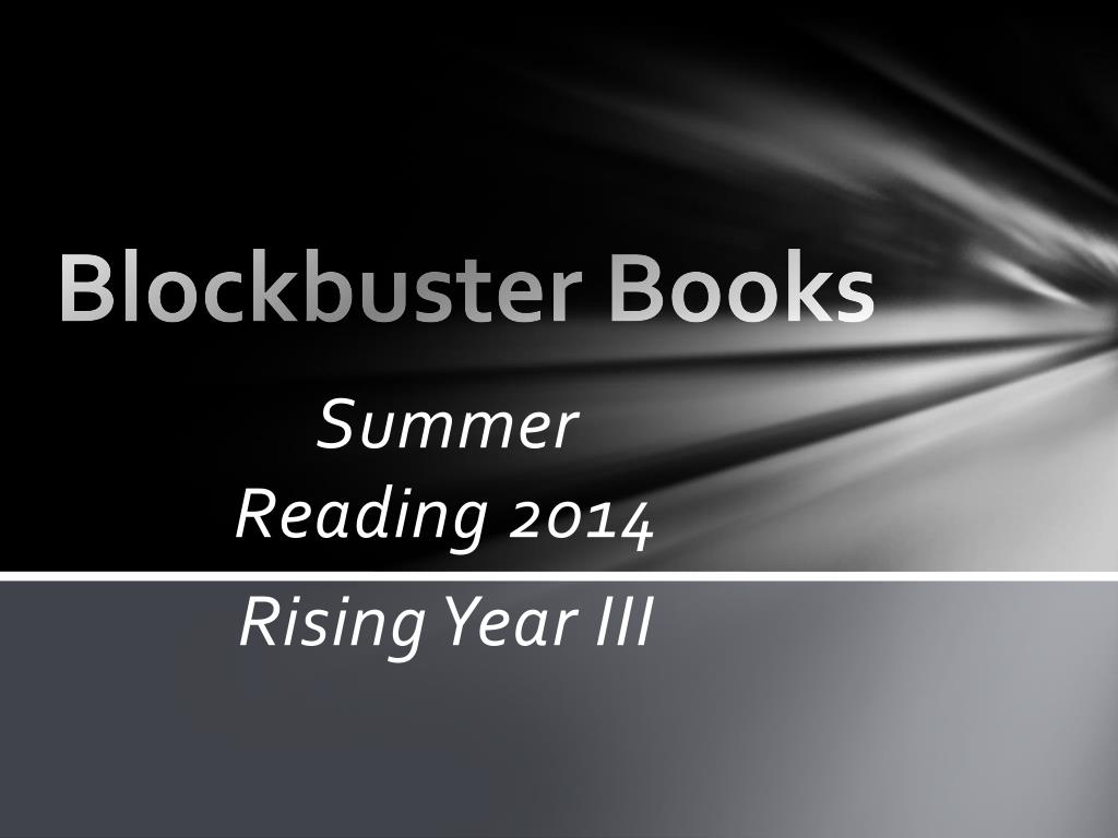 PPT - Blockbuster Books PowerPoint Presentation, free download - ID:1856033