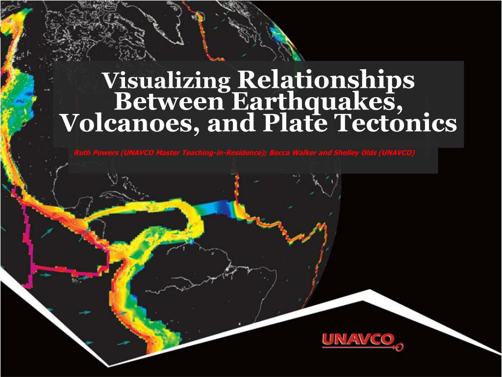 PPT - Visualizing Relationships Between Earthquakes, Volcanoes, and ...