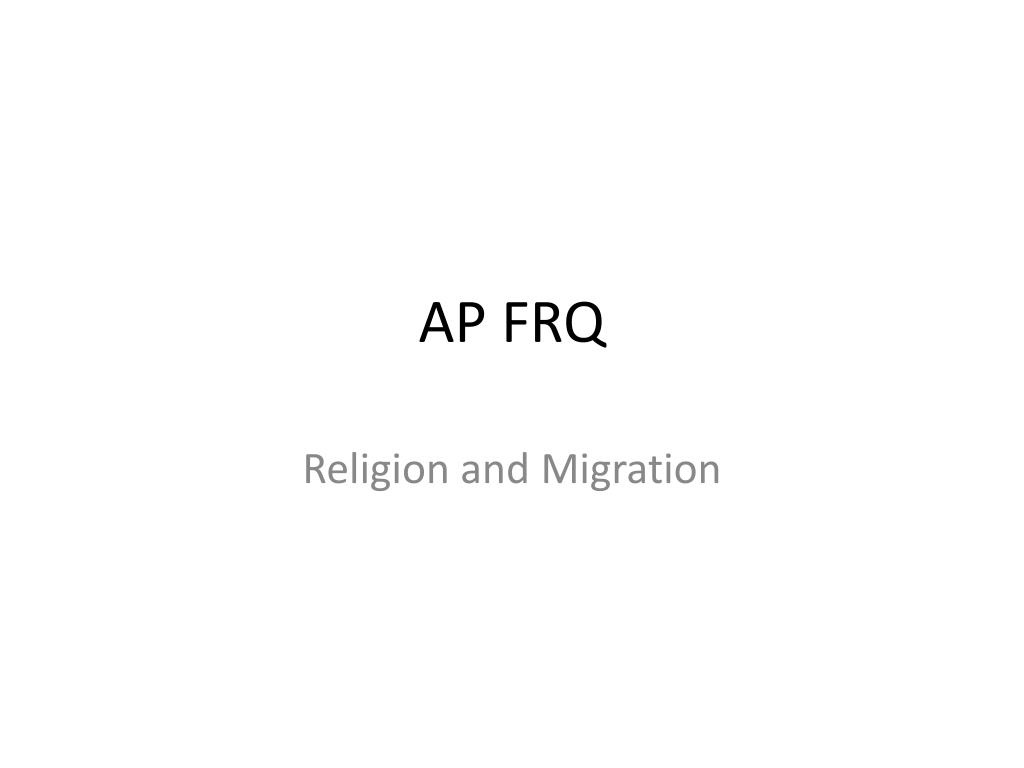PPT - AP FRQ PowerPoint Presentation, free download - ID:1857012