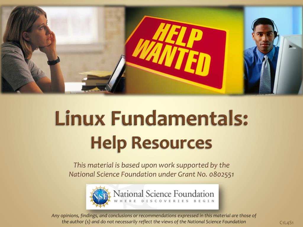 PPT - Linux Fundamentals: Help Resources PowerPoint Presentation, free ...