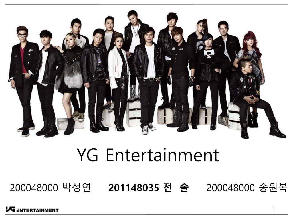 PPT - YG Entertainment PowerPoint Presentation, free download - ID:1859646