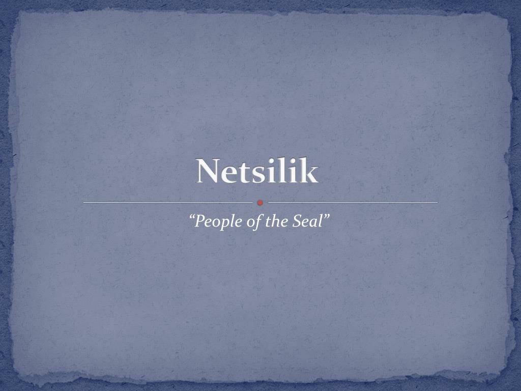 PPT - Netsilik PowerPoint Presentation, free download - ID:1859662