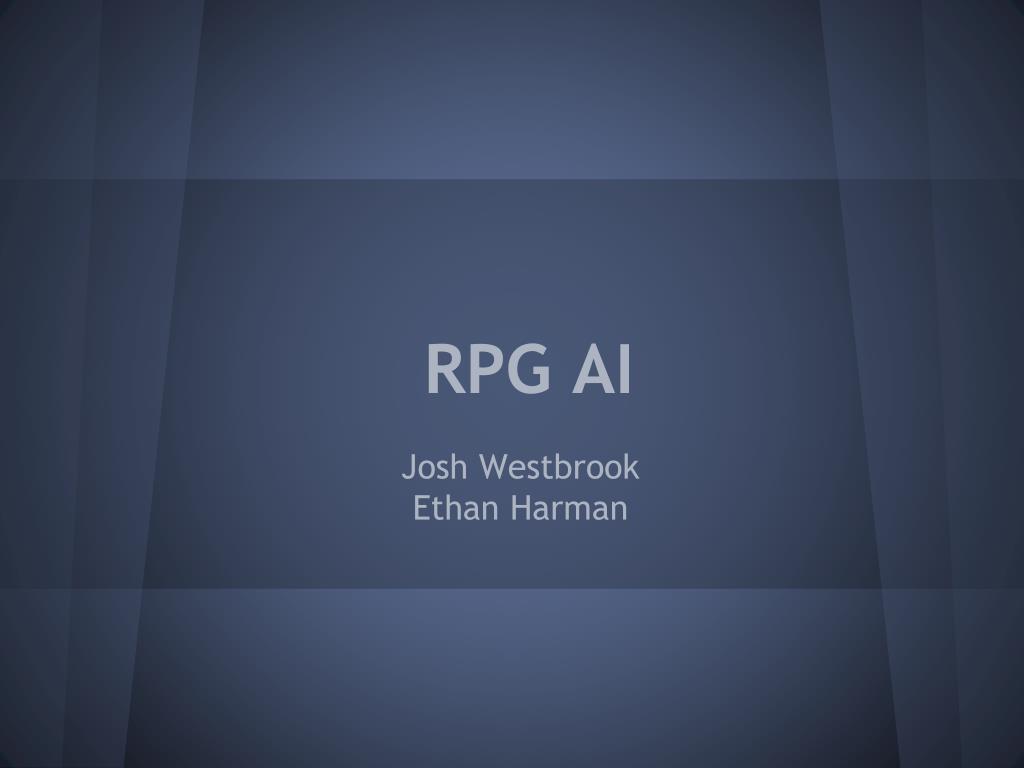 PPT - RPG AI PowerPoint Presentation, free download - ID:1860263