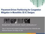 PPT - Congestion Driven Placement for VLSI Standard Cell Design PowerPoint Presentation - ID:3268927