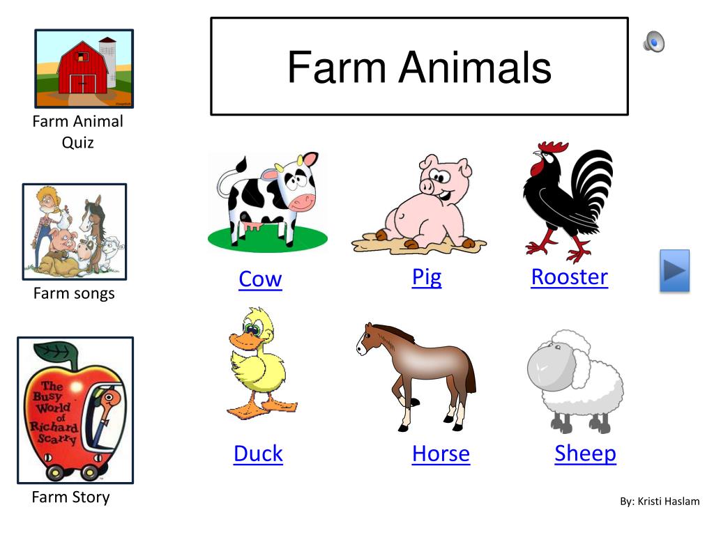 PPT - Farm Animals PowerPoint Presentation, free download - ID:1863000