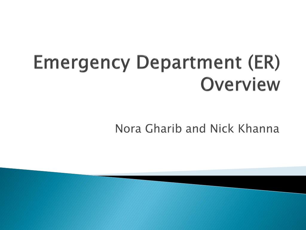 PPT - Emergency Department (ER) Overview PowerPoint Presentation, free ...