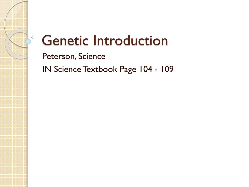 PPT - Genetic Introduction PowerPoint Presentation, free download - ID ...