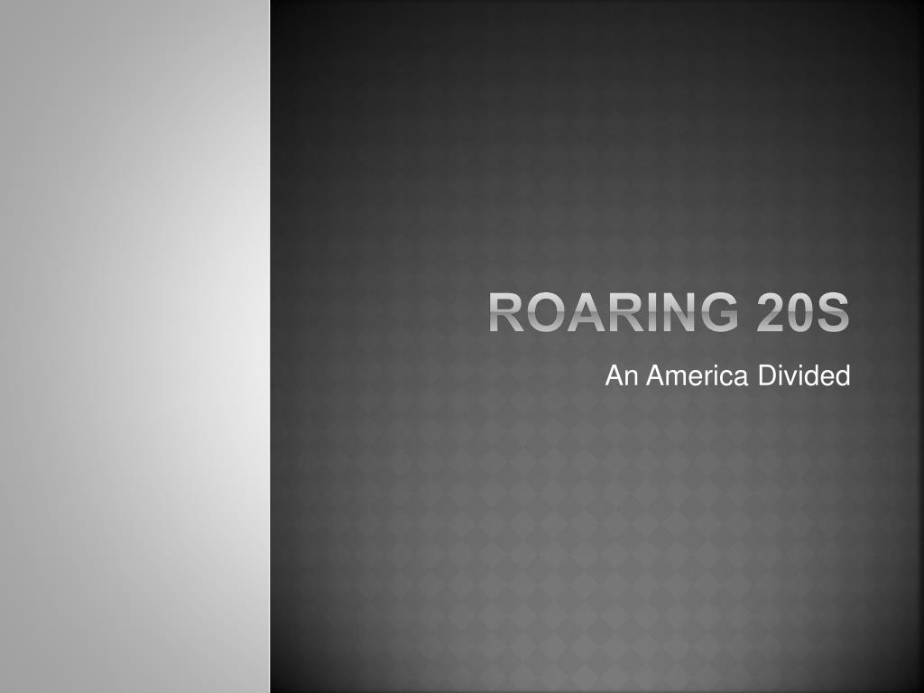 PPT - Roaring 20s PowerPoint Presentation, free download - ID:1864647