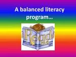 PPT - Balanced Literacy PowerPoint Presentation, free download - ID:4492399