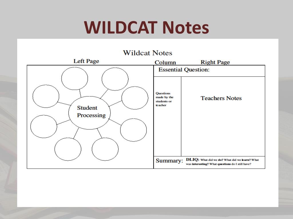 PPT - WILDCAT Notes PowerPoint Presentation, free download - ID:1866463