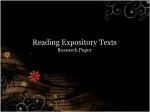 PPT - Expository TEXTS PowerPoint Presentation, free download - ID:4954128
