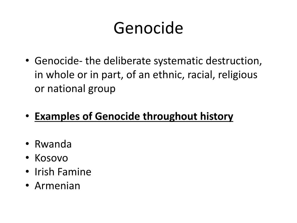 PPT - Genocide PowerPoint Presentation, free download - ID:1867018