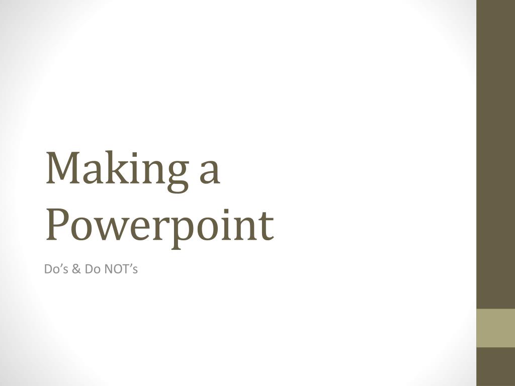 PPT - Making a Powerpoint PowerPoint Presentation, free download - ID ...