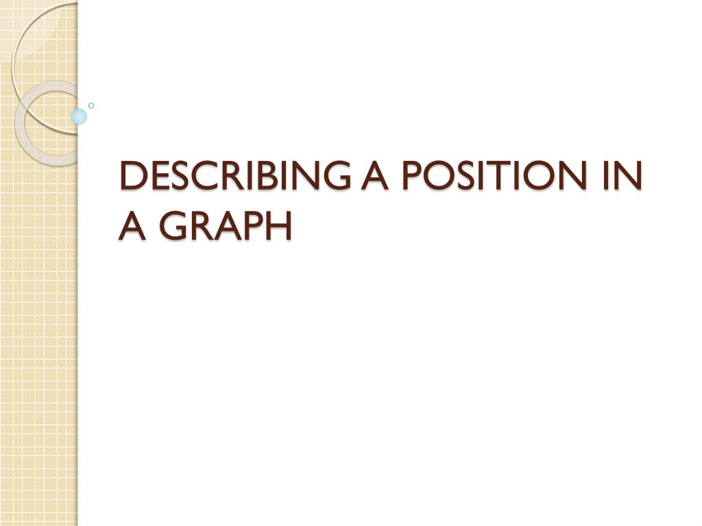 PPT - DESCRIBING A POSITION IN A GRAPH PowerPoint Presentation, free ...