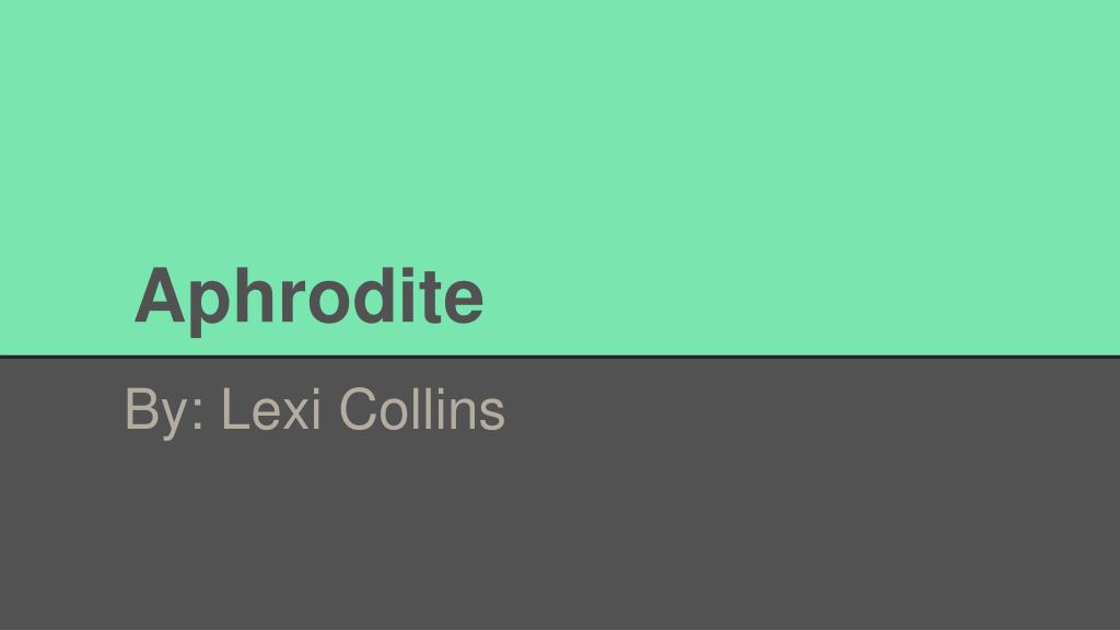 PPT - Aphrodite PowerPoint Presentation, free download - ID:1868293