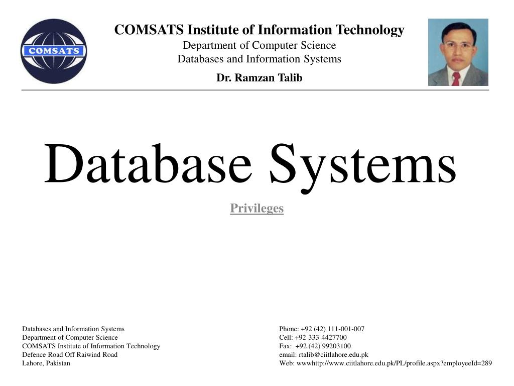 PPT - Database Systems PowerPoint Presentation, free download - ID:1868843