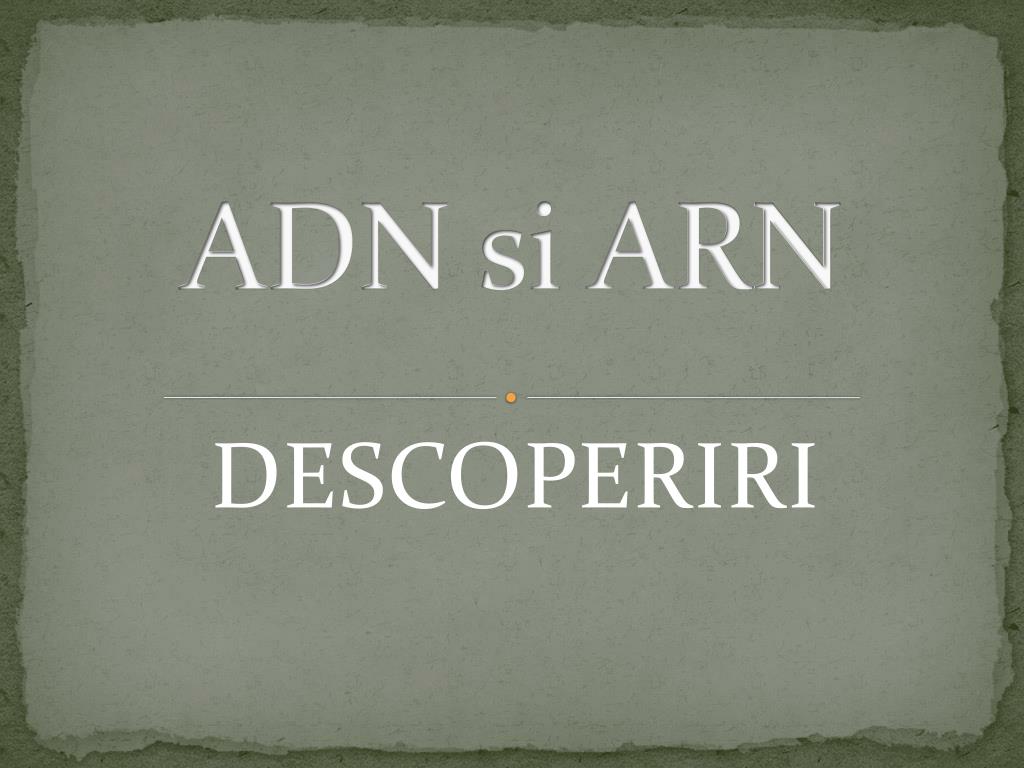 PPT - ADN si ARN PowerPoint Presentation, free download - ID:1869595