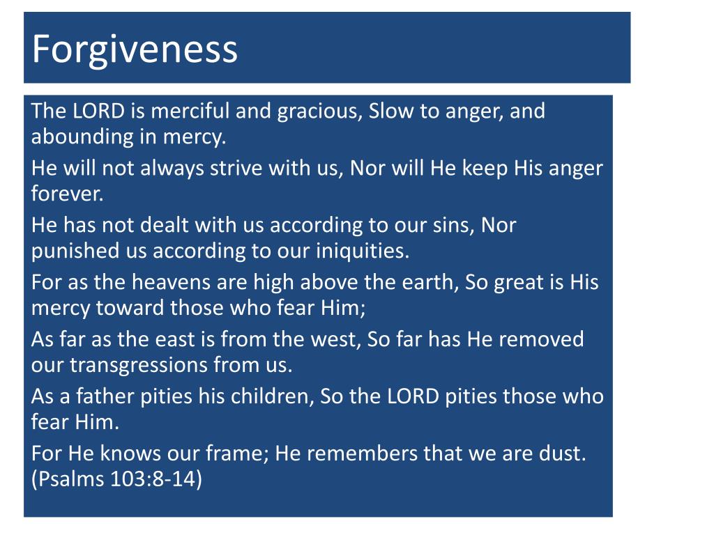 PPT - Forgiveness PowerPoint Presentation, free download - ID:1869884