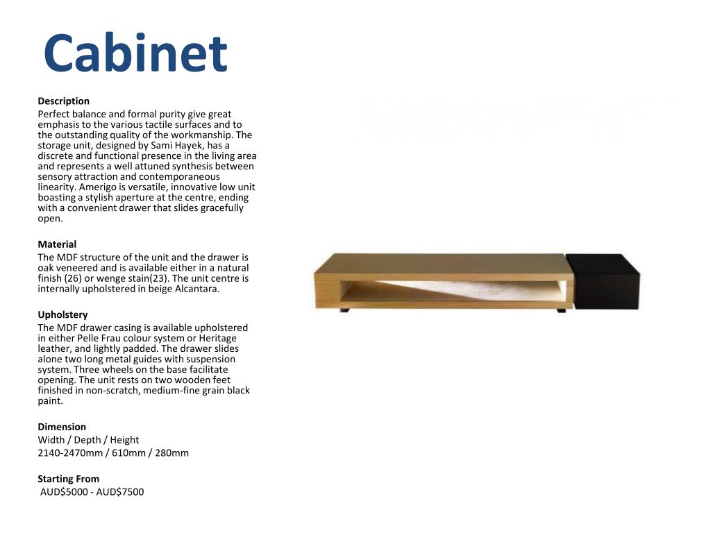 PPT - C abinet PowerPoint Presentation, free download - ID:1869918