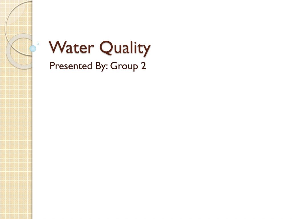PPT - Water Quality PowerPoint Presentation, free download - ID:1871458