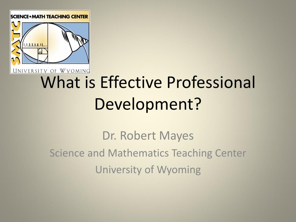 PPT - What is Effective Professional Development? PowerPoint ...