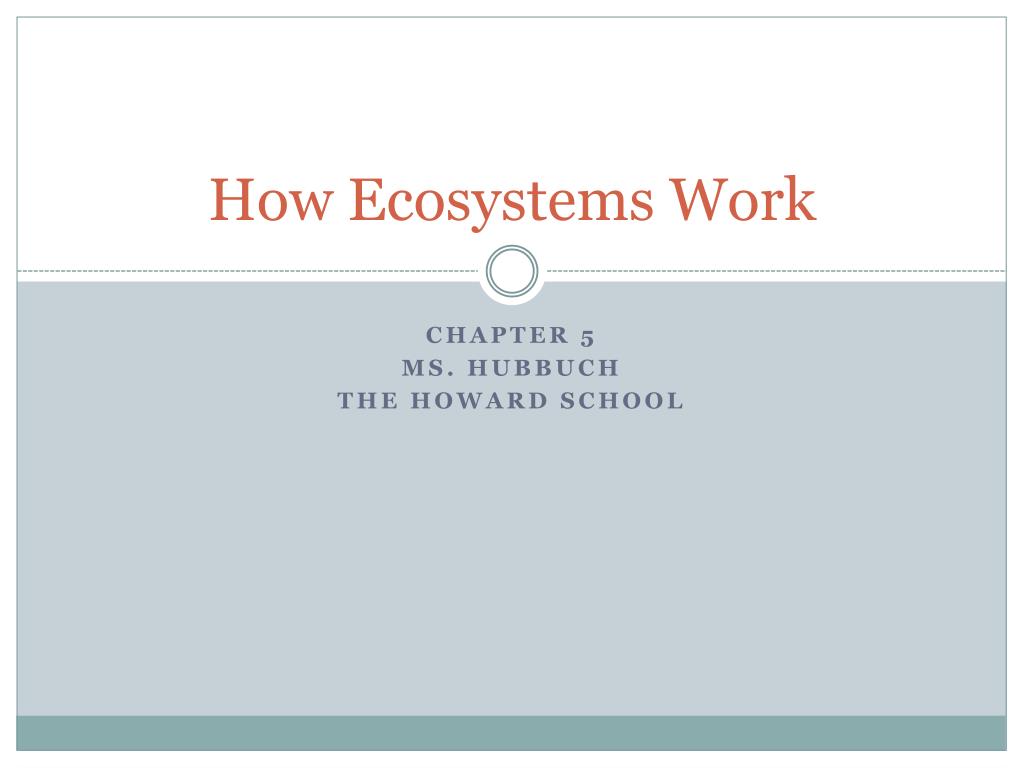 PPT - How Ecosystems Work PowerPoint Presentation, free download - ID ...