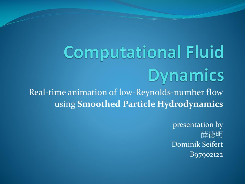 Ppt Computational Fluid Dynamics Powerpoint Presentation Free