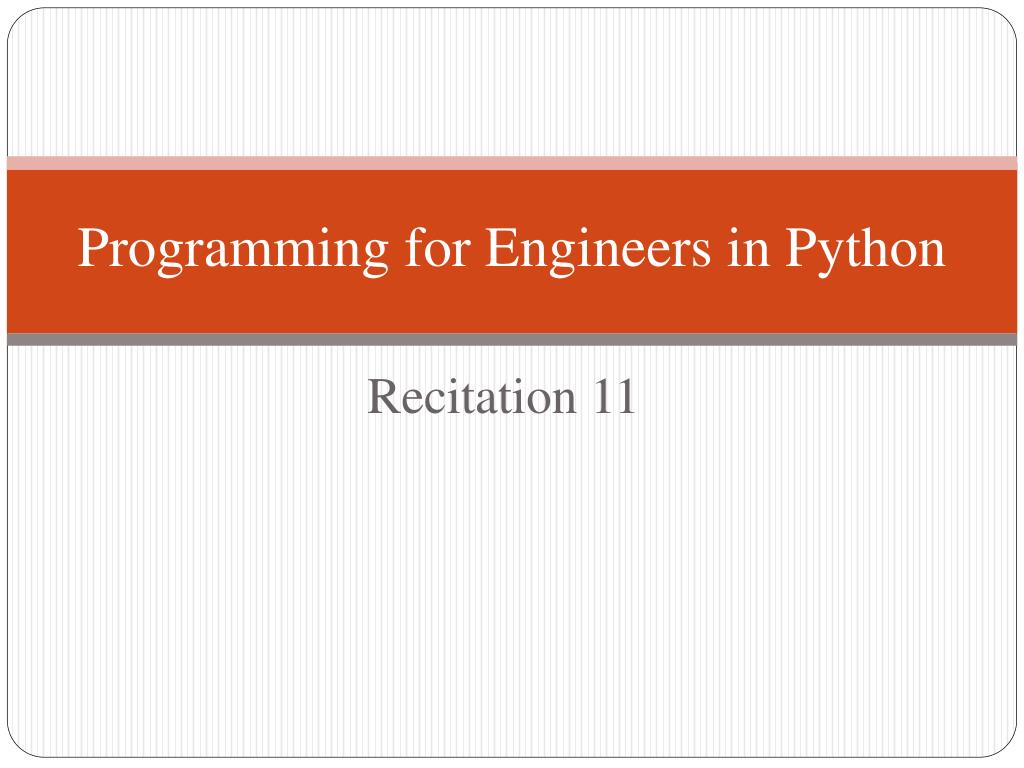 PPT - Programming for Engineers in Python PowerPoint Presentation, free ...