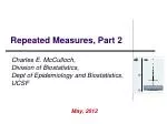 PPT - Repeated Measures/Mixed-Model ANOVA: PowerPoint Presentation ...