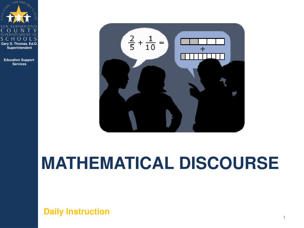 PPT - MATHEMATICAL DISCOURSE PowerPoint Presentation, free download ...