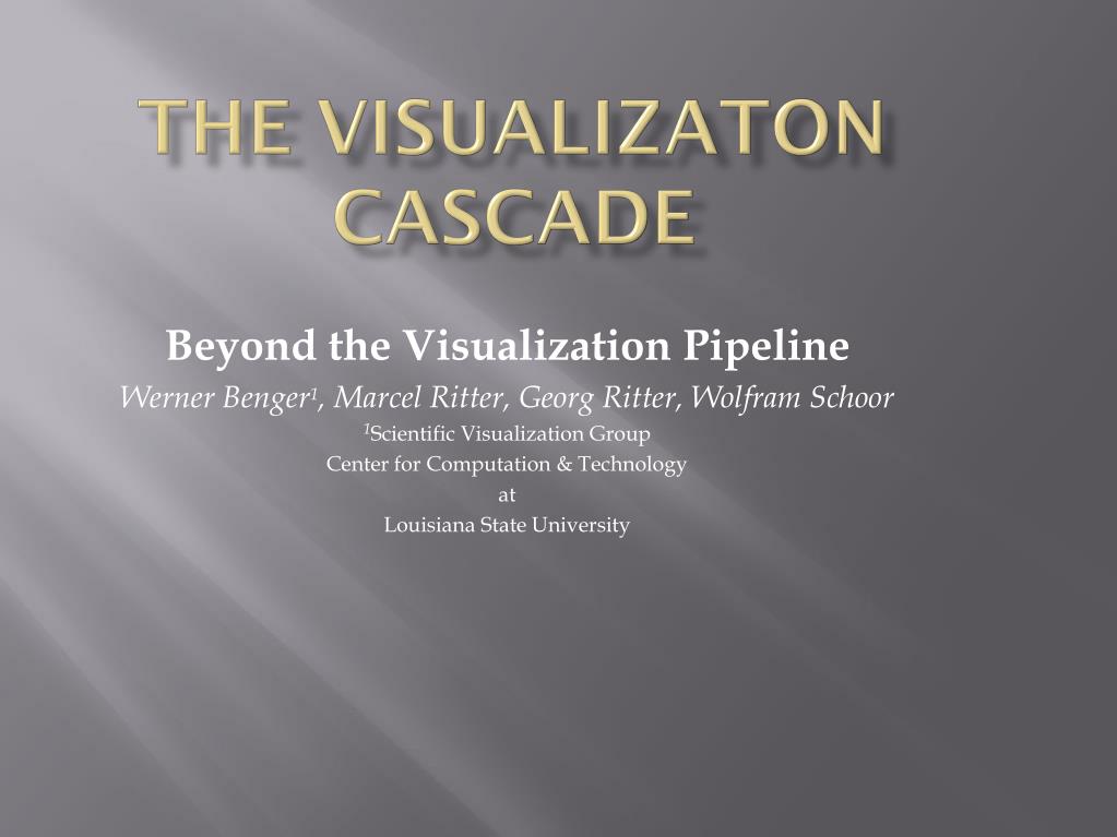 PPT - The Visualizaton Cascade PowerPoint Presentation, free download ...