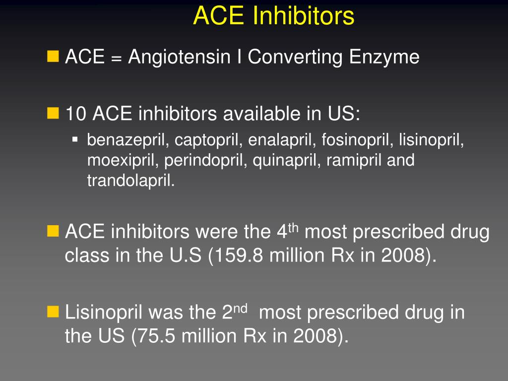 PPT - ACE Inhibitors PowerPoint Presentation, free download - ID:1877497